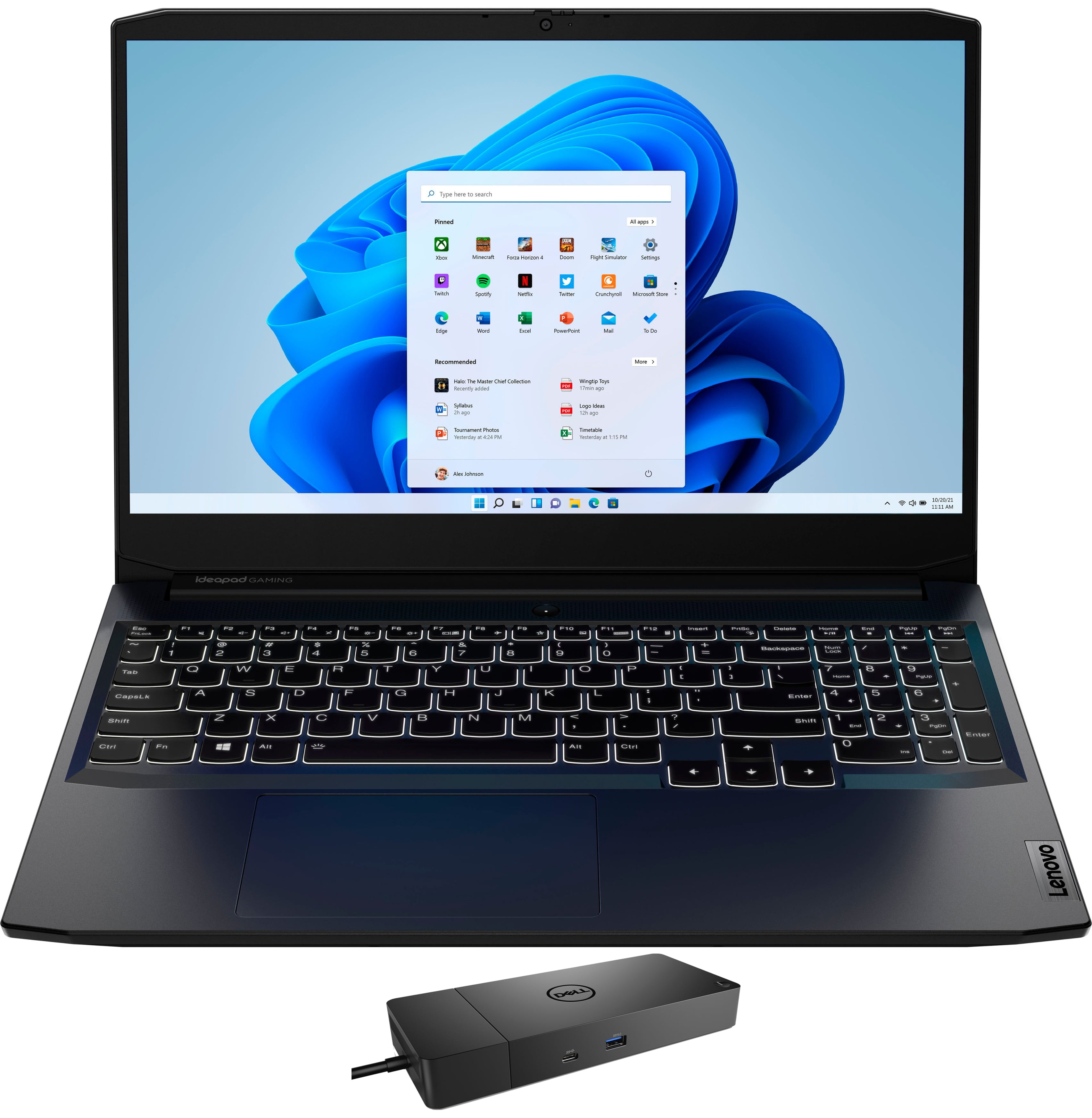 Lenovo Ideapad Gaming 3i-15 Gaming/Business Laptop (Intel i5-11300H 4 ...