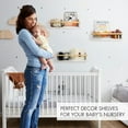 Decorative Nursery Bookshelves for Kids - Set of 3 Easy to Install ...