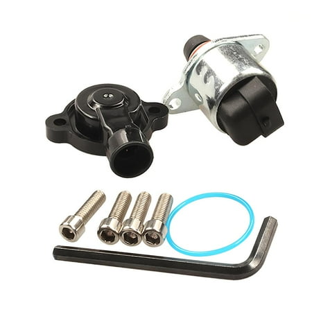 Manifold Throttle Sensor Kit Aluminum Alloy Throttle Position Sensor ...