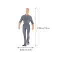 30 PCS Model Man Layout Figures Miniature Models Home Accents Decor ...