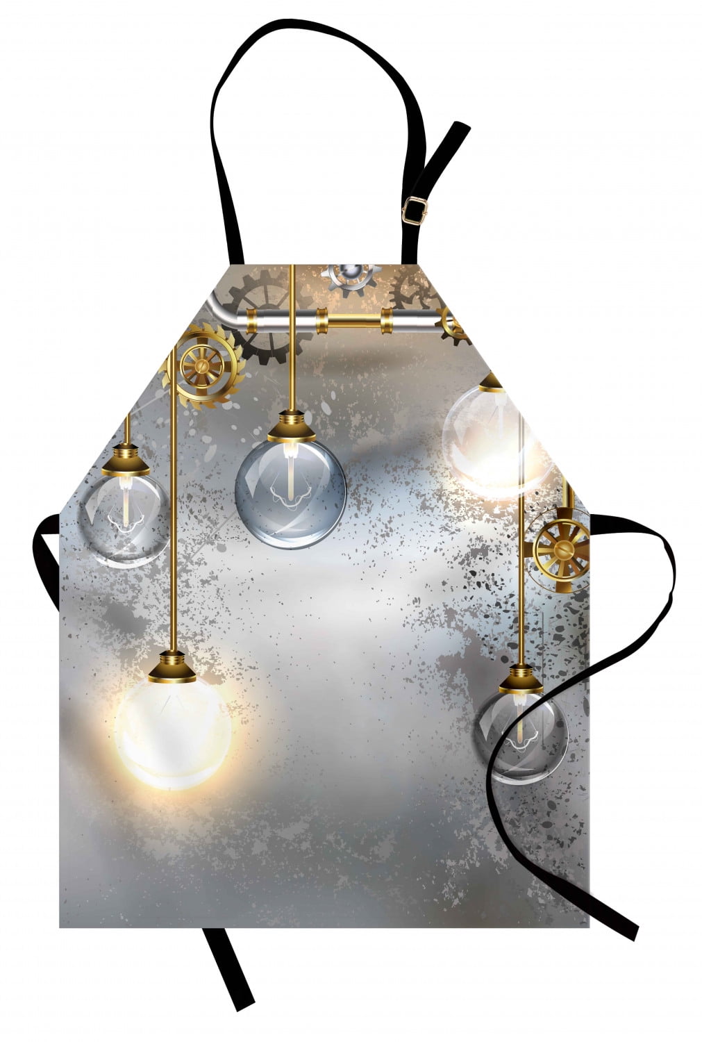 Industrial Apron Steampunk Style Antique Composition Brass Fastening ...