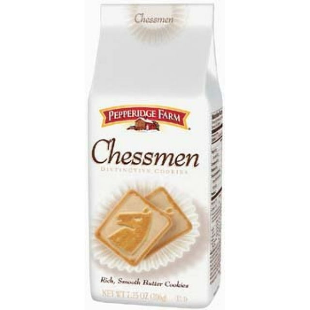 Pepperidge Farm Chessmen Distinctive Cookies 7.25 oz (Pack of 6 ...