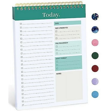 WNFJR Undated Daily To-Do Notepad - 52 Sheets, Task Planner with ...