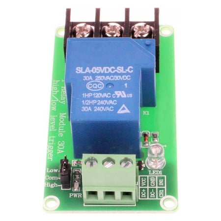 One-way 30A Relay Home Appliance Optocoupler Isolation High Low Level ...