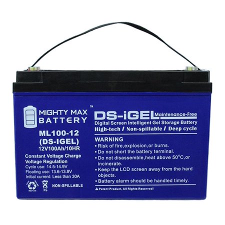 12V 100AH GEL Battery Replacement for Interstate DCM0100 - Walmart.com