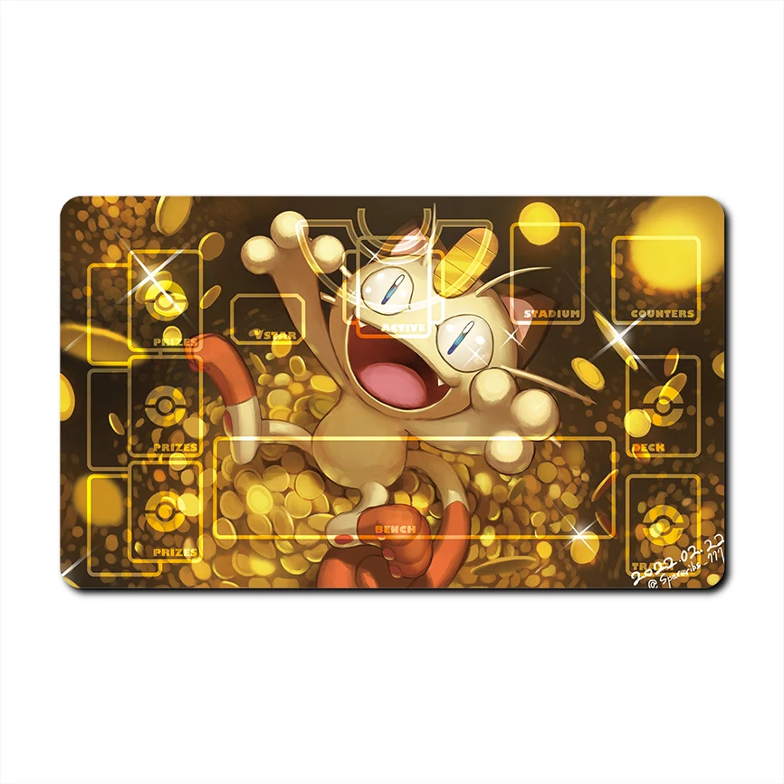 Card Pad Ptcg Charizard Gengar Snorlax Psyduck Tyranitar Diy Rubber ...