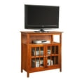 Convenience Concepts Big Sur Highboy TV Stand with Storage Cabinets for ...
