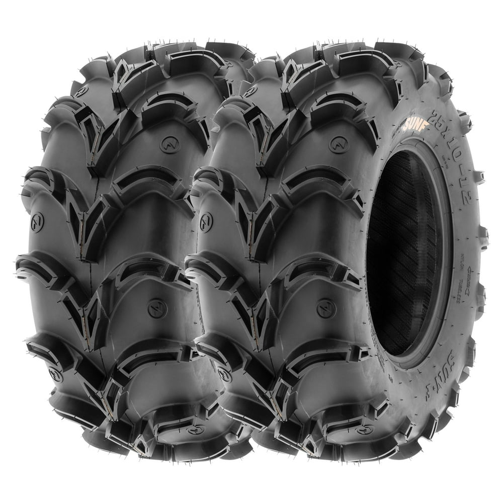 SunF 28x10-12 28x10x12 ATV UTV All Terrain Tire 6 PR A050 (Pair of 2 ...