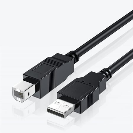 Replacement USB B Printer Cable USB2.0 Scanner Cord Compatible with ...