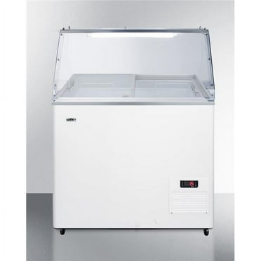 50 in. Gelato Dipping Cabinet Display Freezer with Sliding Glass Door ...