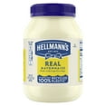 (3 pack) Hellmann's Real Mayonnaise Condiment Gluten Free, Made with ...