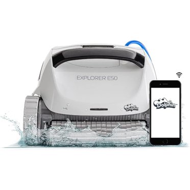 DOLPHIN Premier Automatic Robotic Pool Cleaner- Dual Brushes and ...