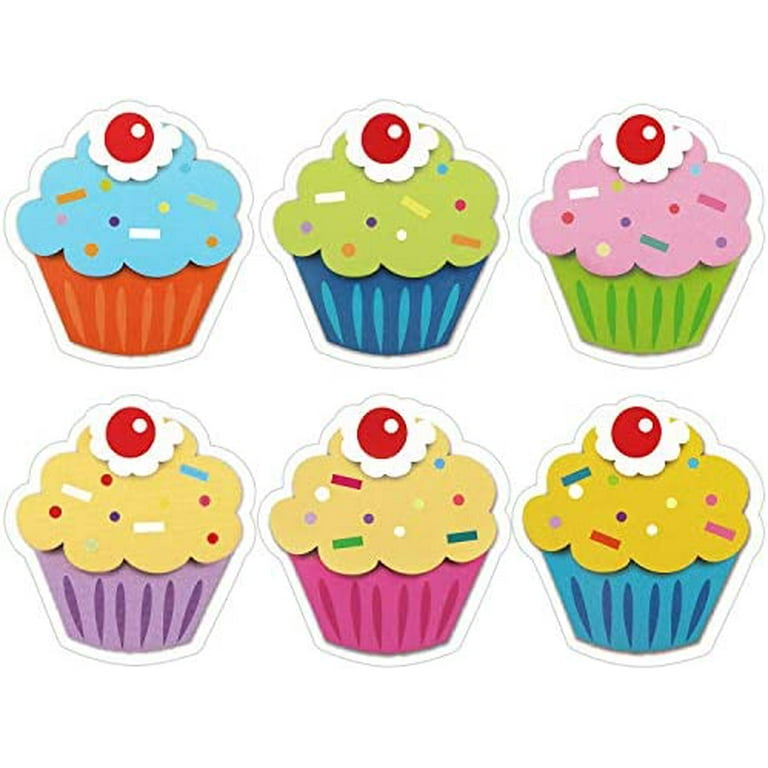 Colorful Cupcakes Clipart