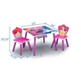 Disney Princess Wood Kids Storage Table and Chairs Set by Delta ...