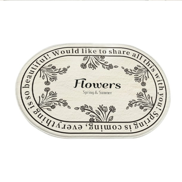 Anti fouling bathroom carpet with super absorbent fast drying rubber ...