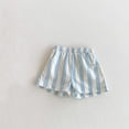 Angala Toddler Boys Shorts Elastic Waist Striped Print Shorts Summer ...