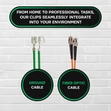 SatelliteSale Single Ground Screw Black Clips for Single Antenna Ground ...
