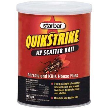 Starbar Quikstrike Fly Bait Spray, Quick Control for House Flies, Ideal ...