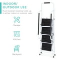 Best Choice Products Multipurpose 4-Foot Foldable Steel Ladder with ...