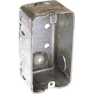 CARLON 1-Gang Blue Plastic New Work Standard Switch/Outlet Wall ...