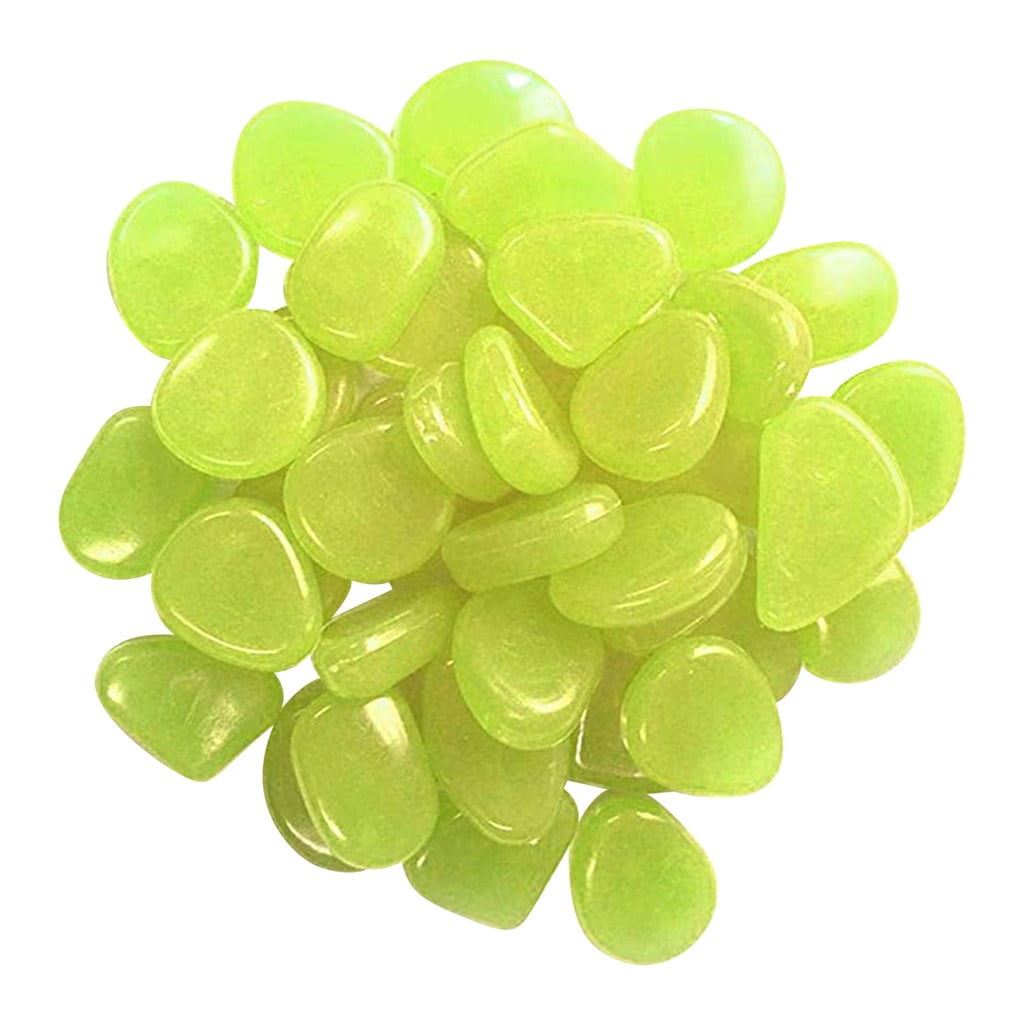 Easter Luminous Stone Fish Tank Glowing Stones Gardening Potted Cat ...