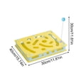 Cat Interactive Maze Puzzle Toy E With Bell Teaser Wand - Engaging Paw ...