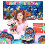 Finding Nemo Party Supplies Birthday Decorations Plates Banner Kids ...