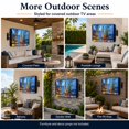 Big Ben Waterproof Outdoor TV Cover, Urban Street Red Bus Impressionist ...