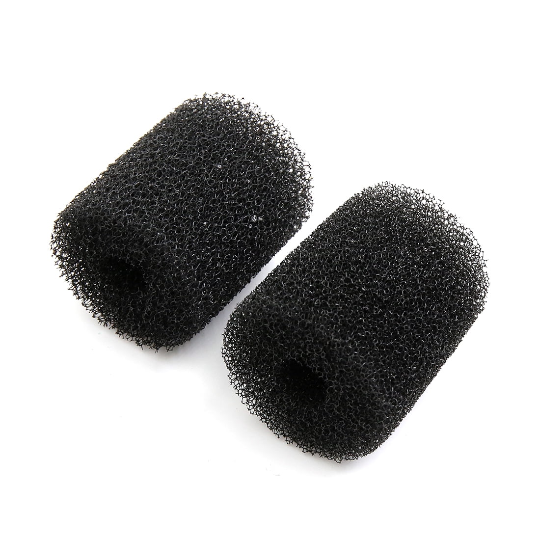 2pcs Black 2.6 Inch Dia Cylinder Pre-Filter Sponge Filter Media for ...