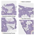 Bear Rainbow Clouds Pattern Boys' Hawaiian Shorts Sets Button Down ...