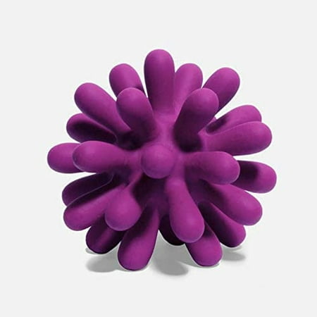 Speks Blots Silicone Stress Ball - Silky Soft, Ergonomic 100% Silicone Desk Toy, Purple Splatter ...
