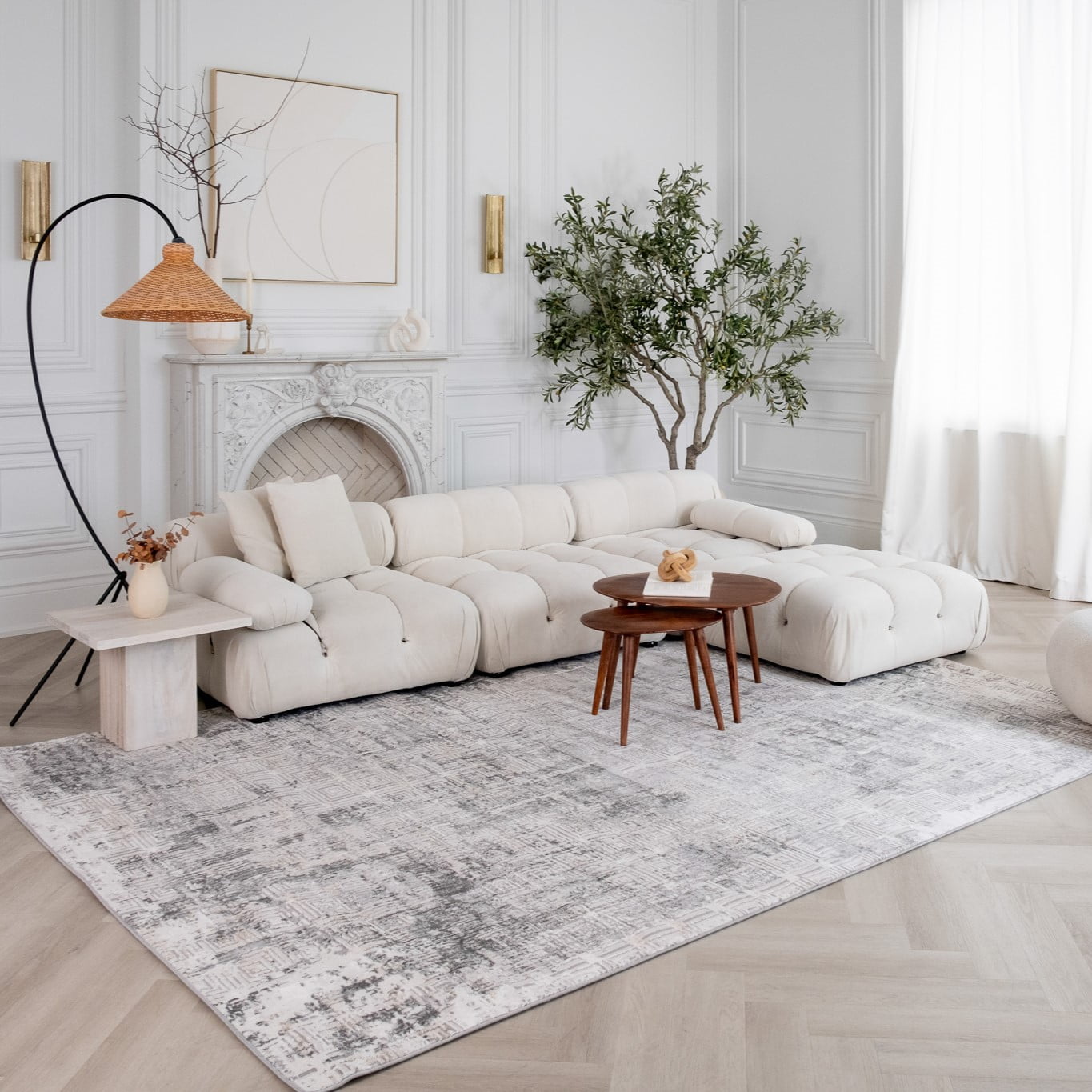 Click here for Rug Branch Atlas Scandinavian Indoor Area Rug  Gre... prices