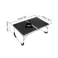 Unique Bargains Foldable Laptop Table Portable Lap Desk Picnic Bed Tray ...