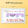 Comix Digital Calendar, 21.5 Inch IPS HD Smart Chore Char, Digital ...