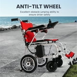 Alton Lightweight Foldable Electric Wheelchair, 500W—12mi, Travel Power ...
