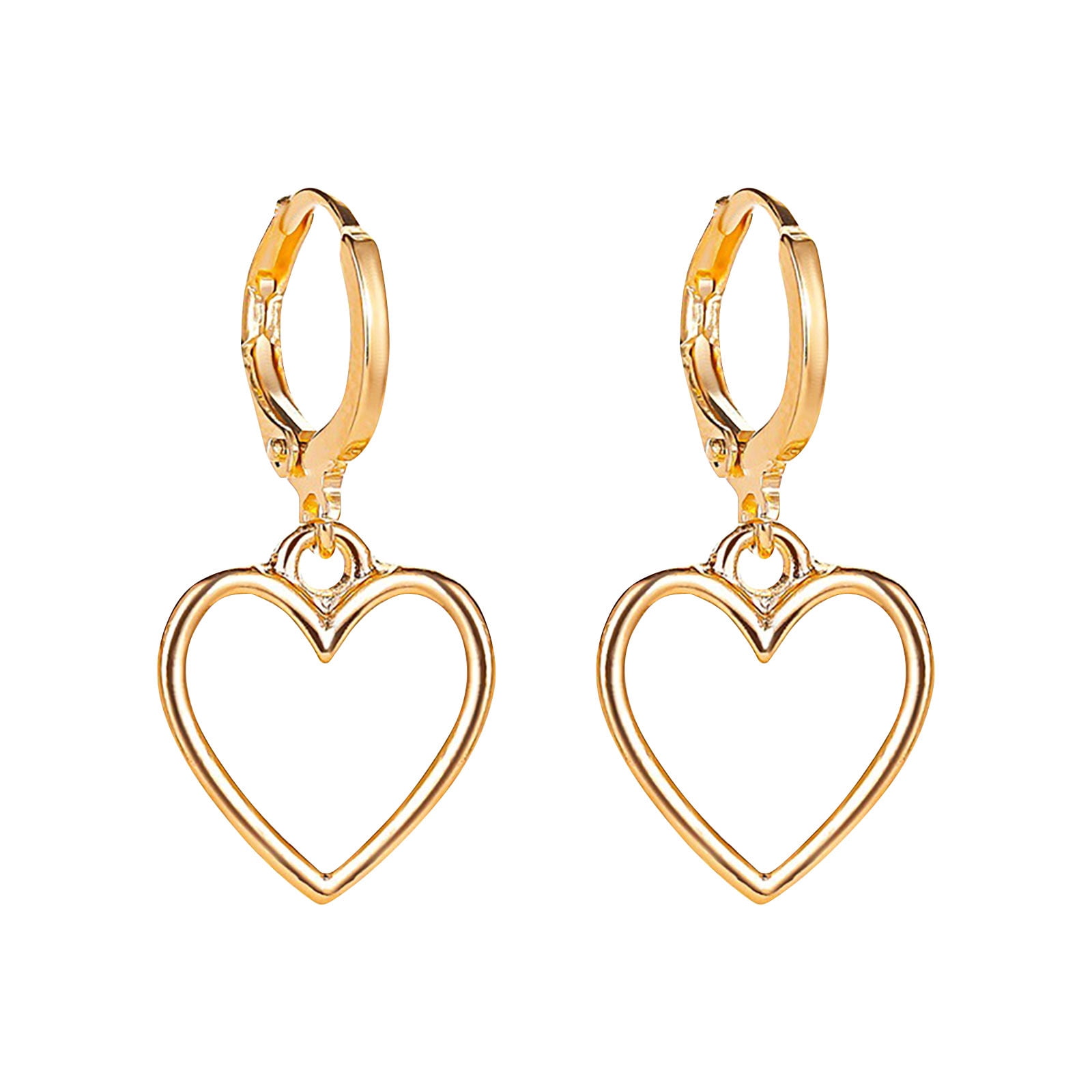 Click here for Yangzheee Hollow Heart Earrings For Teen Girls Min... prices