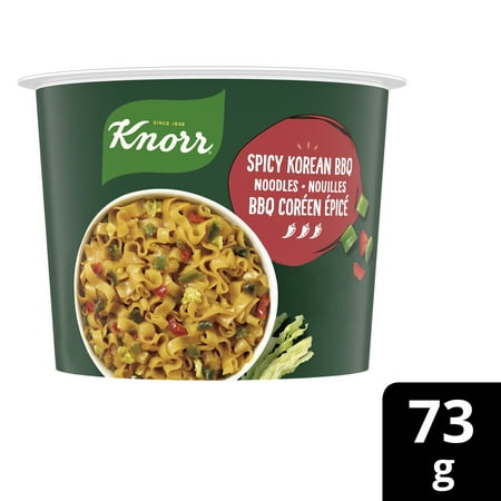 Knorr Pasta Cup Spicy Korean BBQ Noodle Made with 100% Real Vegetables ...