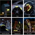 2.5x14cm Waterproof Reflective Stickers for Motorcycle Helmet Bike ...