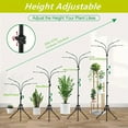 Grow Light with Stand, for Indoor Plants with Red Blue Spectrum, 10 ...