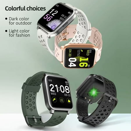 1.3" Smart Bluetooth Watch IP68 Waterproof Full Touch Screen Heart Rate ...