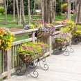 2 Pcs Coco Liners for Planters 30 Inch, Sturdy Window Box Liners ...