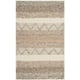 SAFAVIEH Natura Rylan Braided Striped Wool Area Rug, Beige, 3' x 5 ...