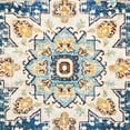 SAFAVIEH Madison Dalia Vintage Traditional Area Rug, Blue/Light Blue, 5 ...