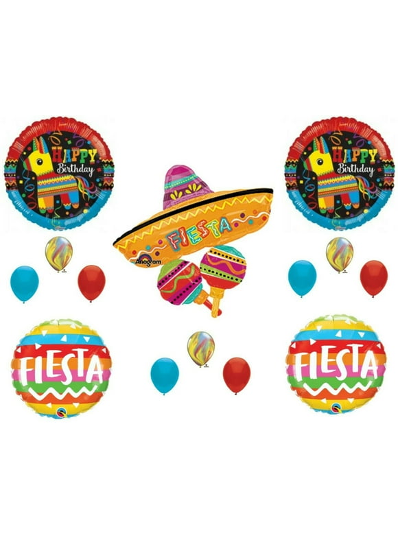 Fiesta Balloons in Fiesta Supplies - Walmart.com