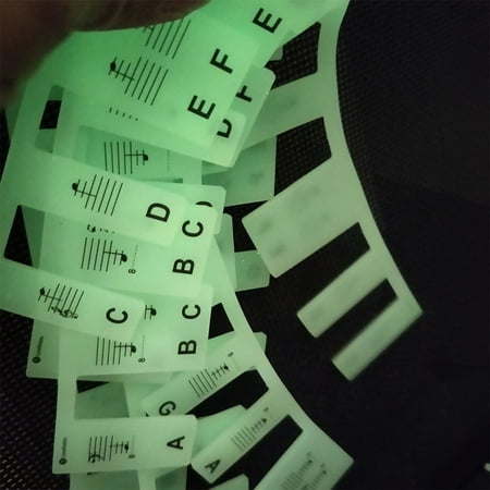 88-key Piano Keyboard Music Note Pad Mat Silica Removable Piano ...