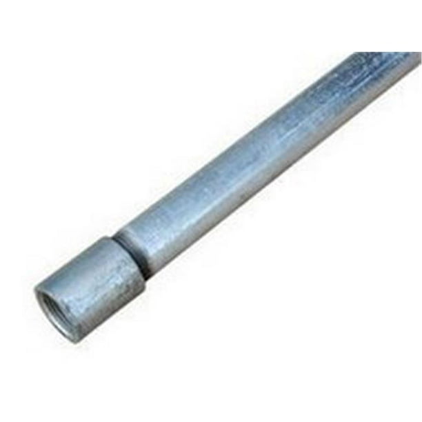 Merfish Pipe & Supply 200GALVPIPE 2 in. x 21 ft. Galvanized Imported T ...