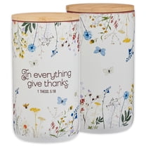 Christian Art Gifts Keepsake Count Your Blessings Ceramic Gratitude Jar ...
