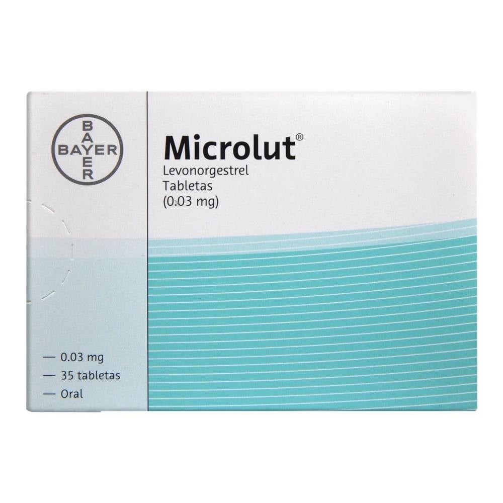 Microlut 0.03 mg 35 tabletas | Walmart en línea