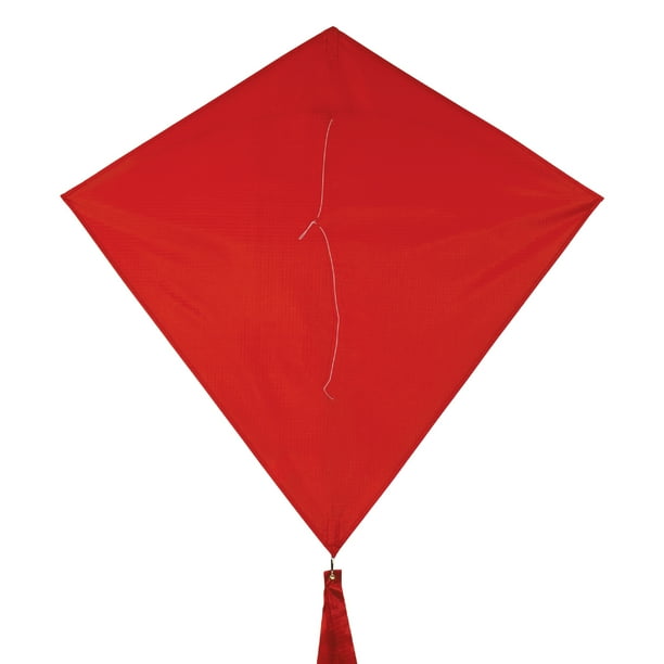 In the Breeze 3299 — Cherry 30 Inch Diamond Kite - Solid Red, Fun, Easy ...