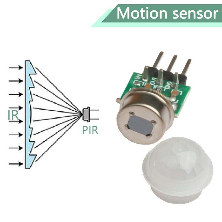 PIR DAOKI 5-Pack AM312 Mini Modules - HC-SR312 Infrared Human Detector ...